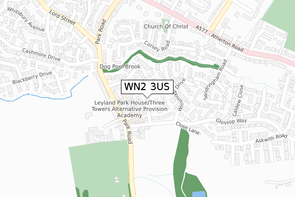 WN2 3US maps, stats, and open data