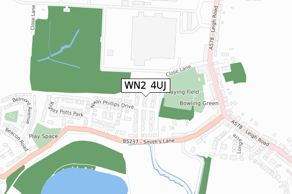 WN2 4UJ maps, stats, and open data