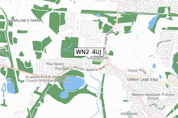 WN2 4UJ maps, stats, and open data