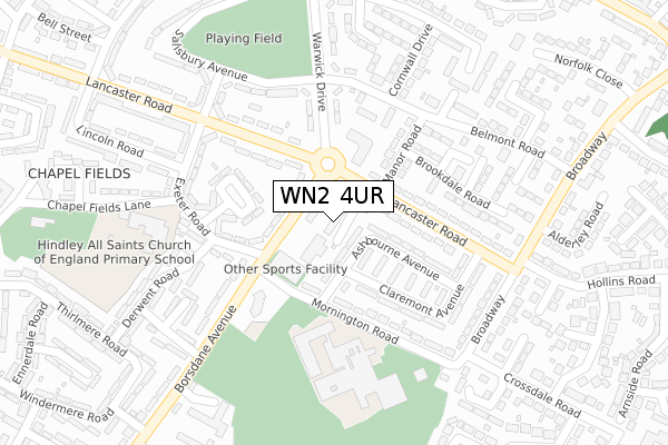 WN2 4UR maps, stats, and open data