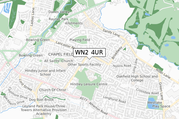 WN2 4UR maps, stats, and open data