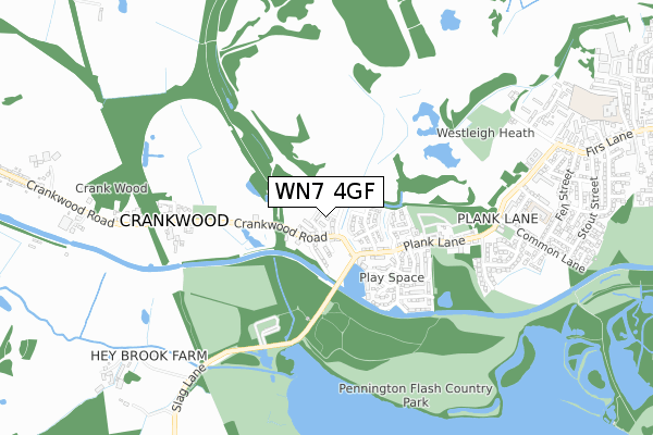 WN7 4GF maps, stats, and open data