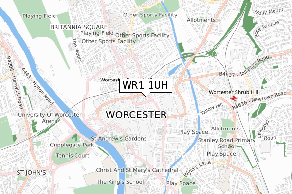 WR1 1UH maps, stats, and open data