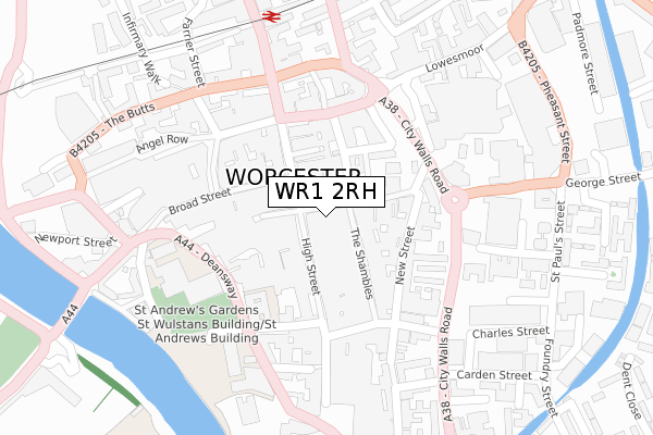 WR1 2RH maps, stats, and open data