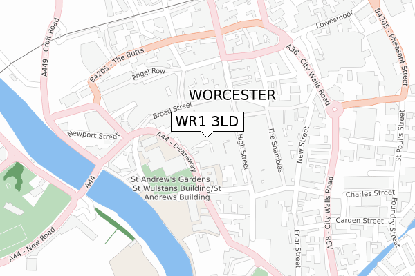 WR1 3LD maps, stats, and open data