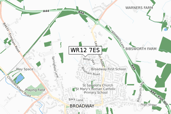 WR12 7ES maps, stats, and open data