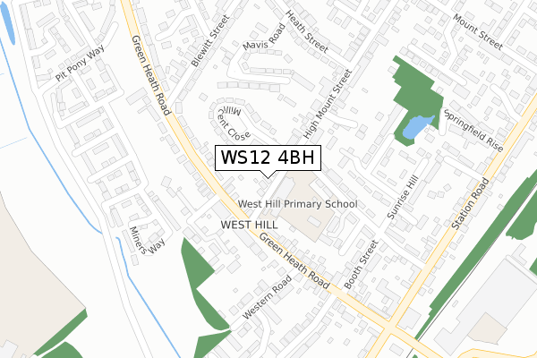 WS12 4BH maps, stats, and open data