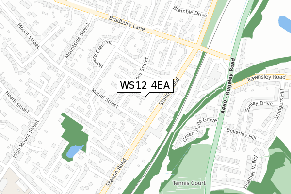 WS12 4EA maps, stats, and open data