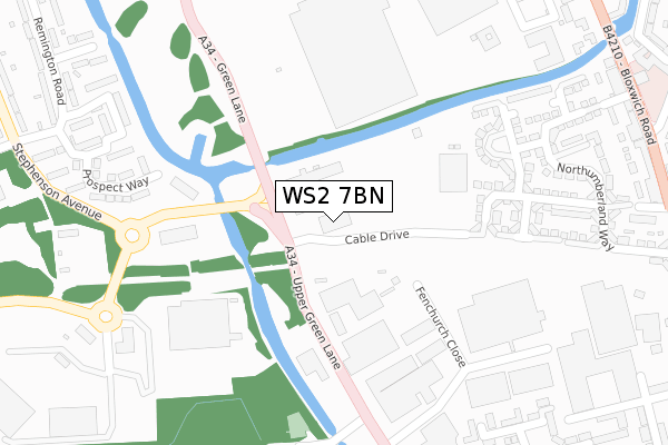 WS2 7BN maps, stats, and open data