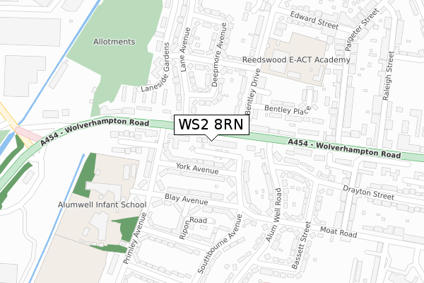 WS2 8RN maps, stats, and open data