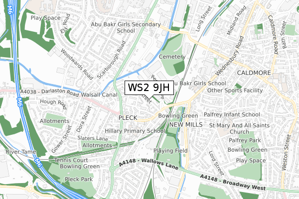 WS2 9JH maps, stats, and open data