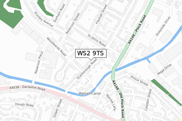 WS2 9TS maps, stats, and open data