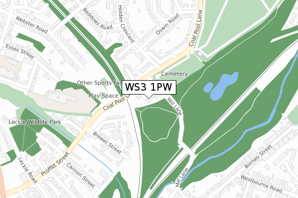 WS3 1PW maps, stats, and open data