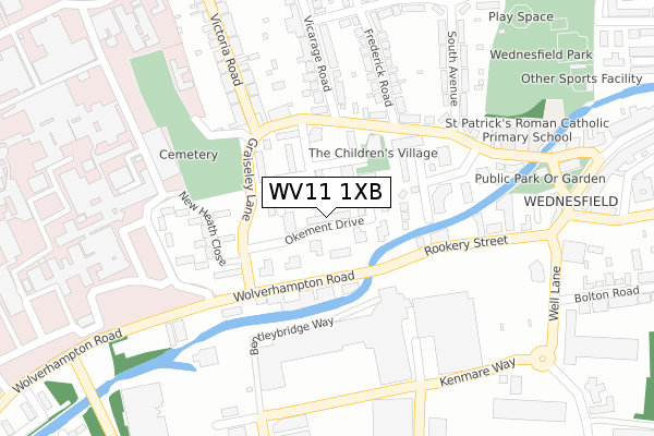 WV11 1XB maps, stats, and open data