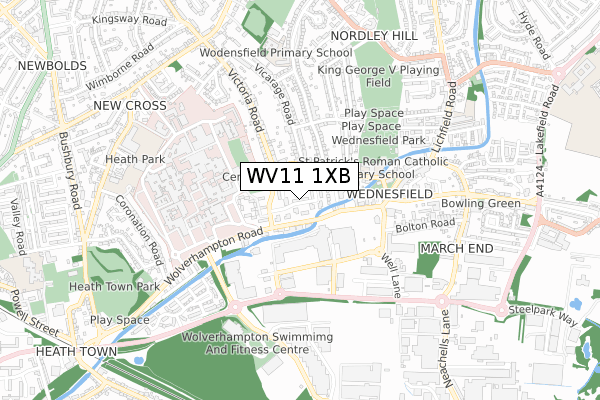 WV11 1XB maps, stats, and open data
