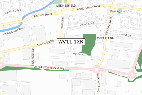 WV11 1XR maps, stats, and open data