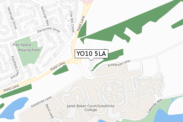 YO10 5LA maps, stats, and open data