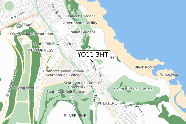 YO11 3HT maps, stats, and open data