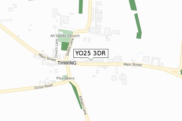 YO25 3DR maps, stats, and open data
