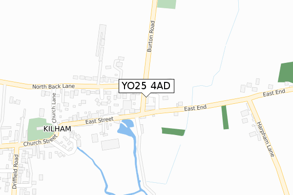 YO25 4AD maps, stats, and open data