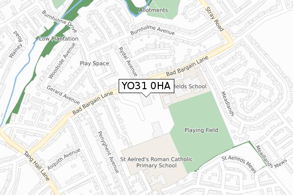 YO31 0HA maps, stats, and open data