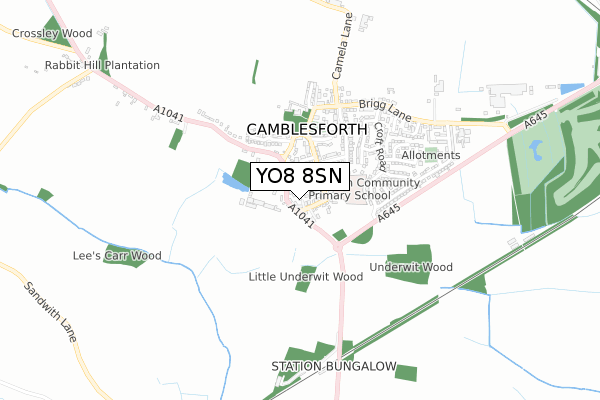 YO8 8SN maps, stats, and open data