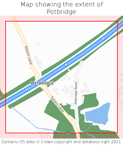 Where is Potbridge? Potbridge on a map