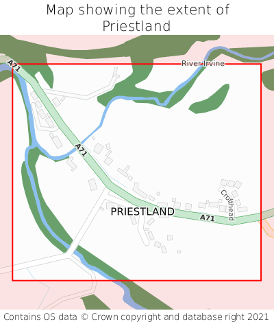 Where is Priestland? Priestland on a map