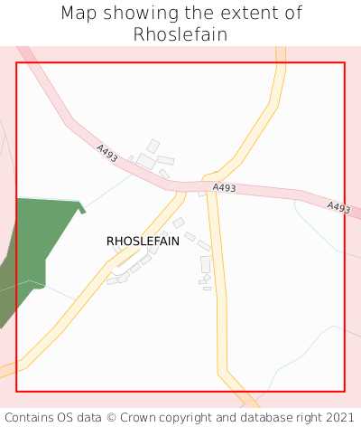 Where is Rhoslefain? Rhoslefain on a map