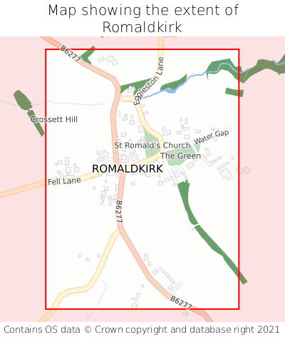 Where is Romaldkirk? Romaldkirk on a map