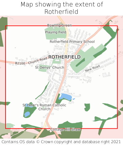 Where is Rotherfield? Rotherfield on a map