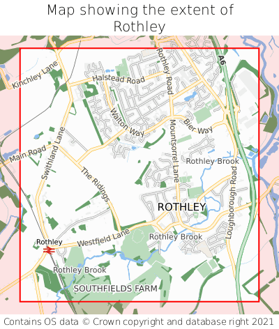 Where is Rothley? Rothley on a map