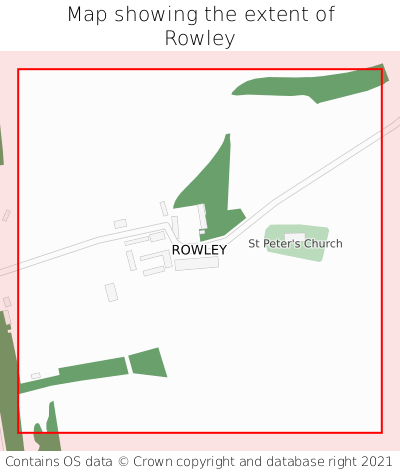 Where is Rowley? Rowley on a map