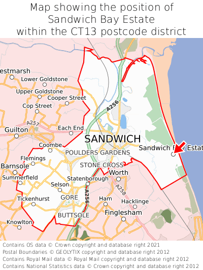 Where is Sandwich Bay Estate? Sandwich Bay Estate on a map