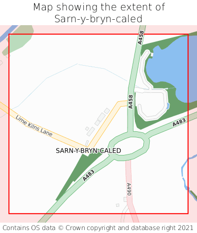 Where is Sarn-y-bryn-caled? Sarn-y-bryn-caled on a map