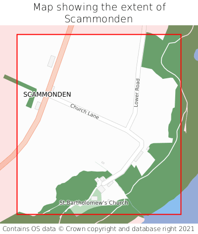 Where is Scammonden? Scammonden on a map