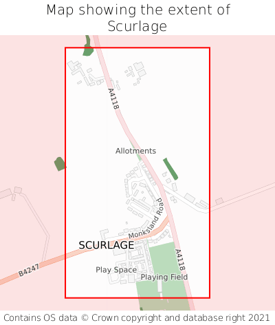 Where is Scurlage? Scurlage on a map