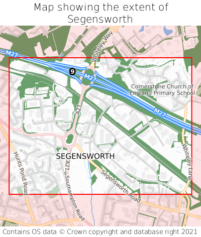 Where is Segensworth? Segensworth on a map