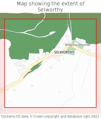 Where is Selworthy? Selworthy on a map