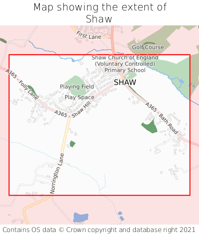 Where is Shaw? Shaw on a map