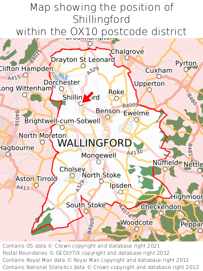 Where is Shillingford? Shillingford on a map