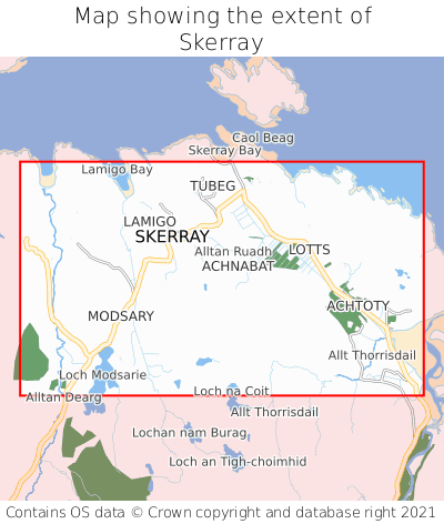 Where is Skerray? Skerray on a map