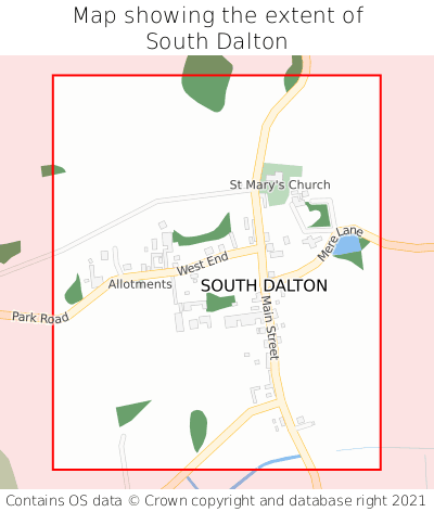Where is South Dalton? South Dalton on a map