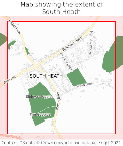 Where is South Heath? South Heath on a map