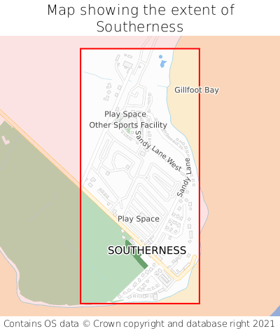Where is Southerness? Southerness on a map
