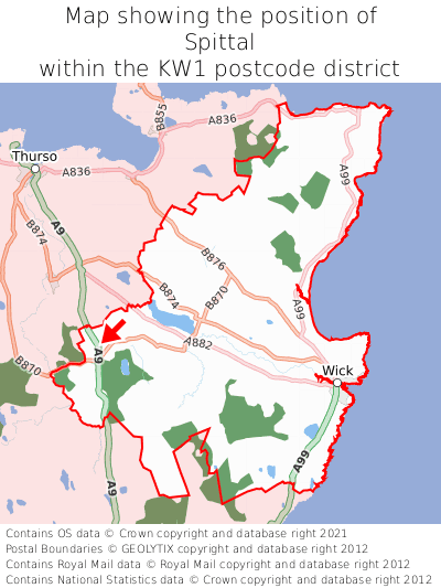 Where is Spittal? Spittal on a map