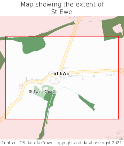 Where is St Ewe? St Ewe on a map