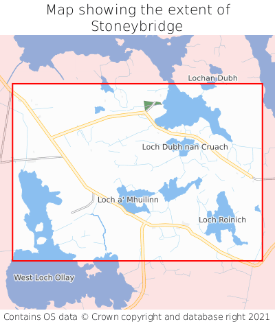 Where is Stoneybridge? Stoneybridge on a map