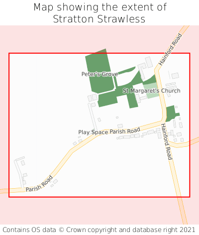 Where is Stratton Strawless? Stratton Strawless on a map