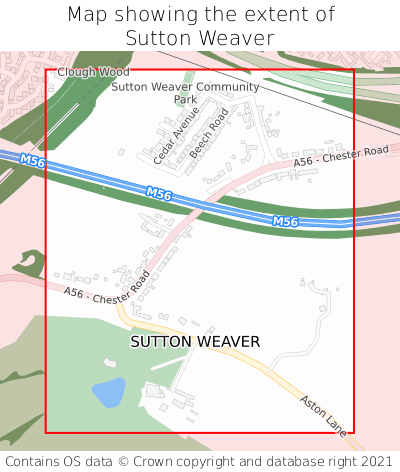Where is Sutton Weaver? Sutton Weaver on a map